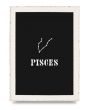 Minimalist Horoscope Star Sign Series Pisces Printed Poster