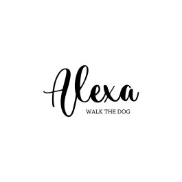Alexa Walk The Dog Art For Hall Walls And Artwork For The Home