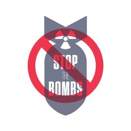Stop The Bombs Art For Hall Walls And Artwork For The Home
