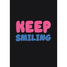 Keep Smiling Bubble Printed Art For Kitchen Walls And Artwork For...
