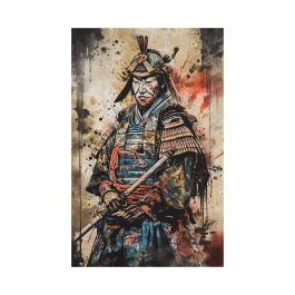 Textured Samurai Warrior Art Print