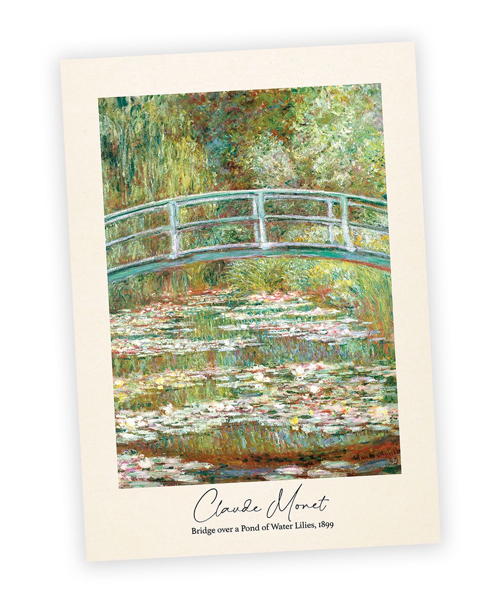 Claude Monet Bridge Over A Pond Of Water Lilies 1899 Wall Art
