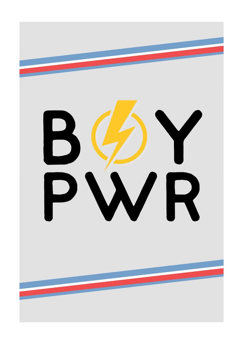 Boy Power Art For Childs Bedroom Walls And Artwork For The Home