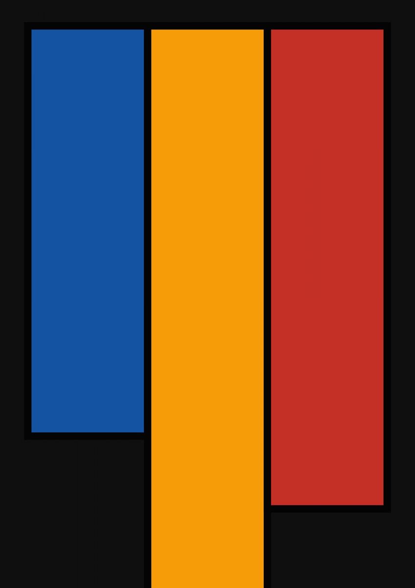 Abstract Bauhaus Ten Printed Art For Living Room Walls And Artwork...