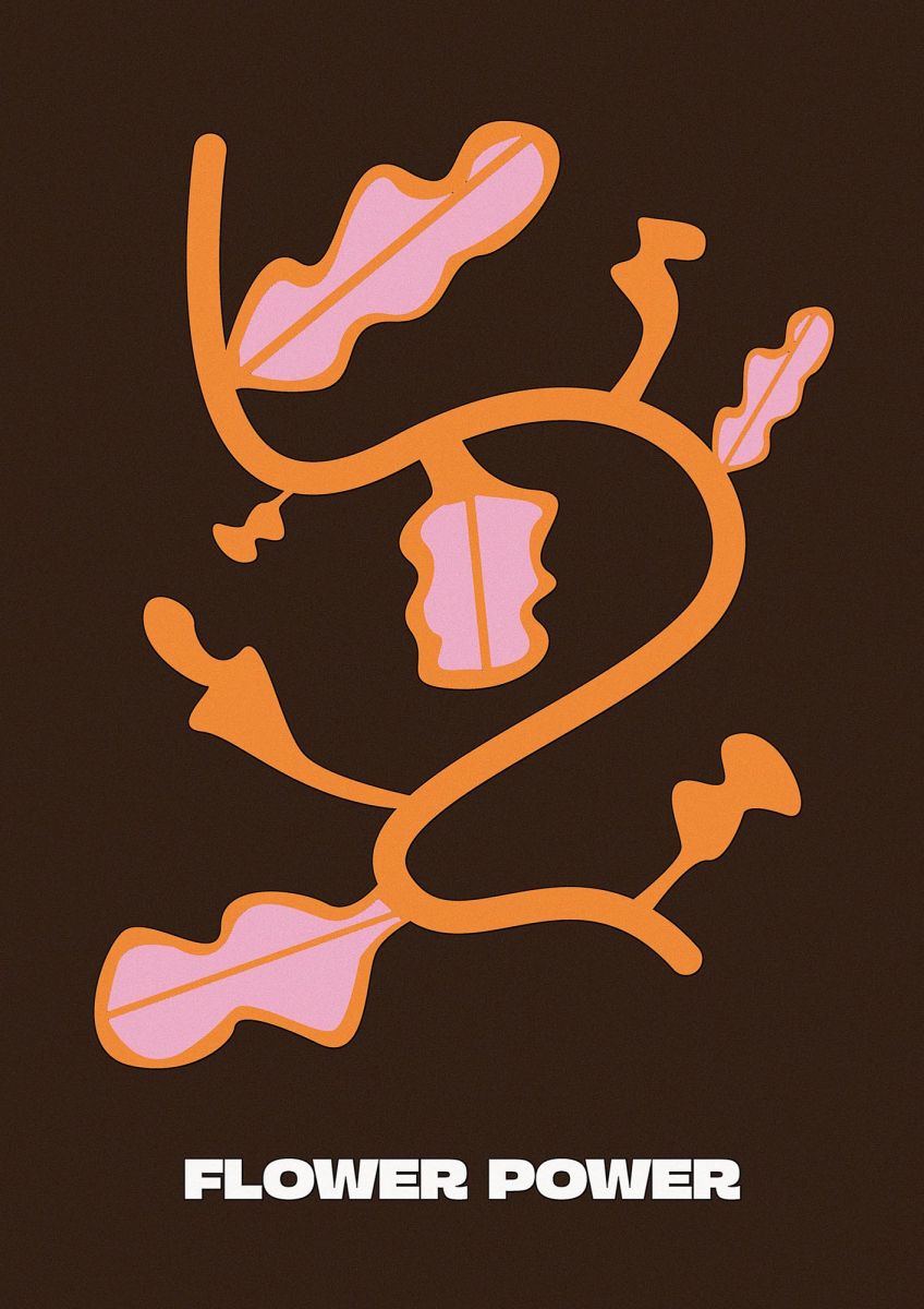 Flower Power Art For Hall Walls And Artwork For The Home