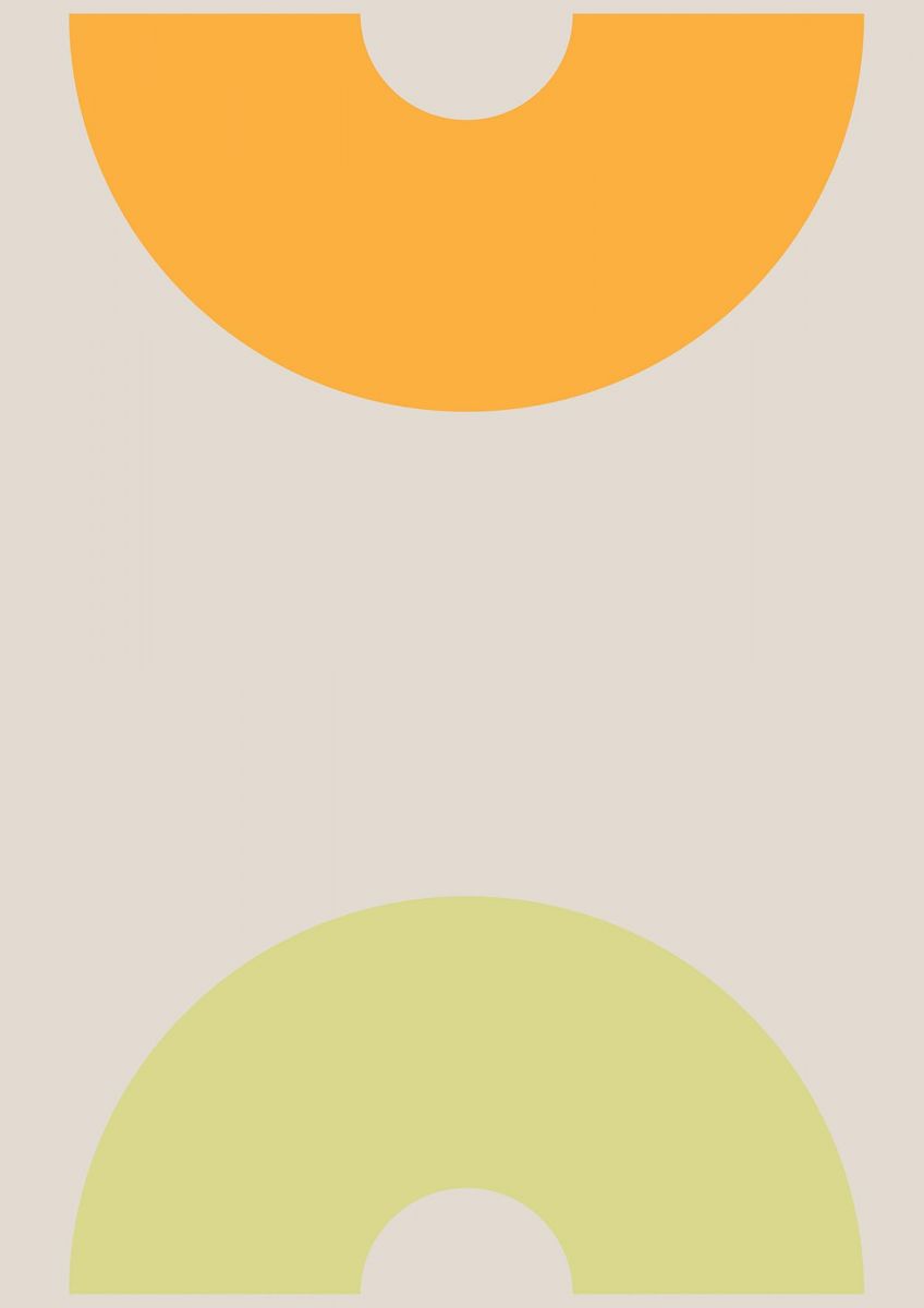 Graphic Arch Yellow Two Art For Living Room Walls And Artwork For...