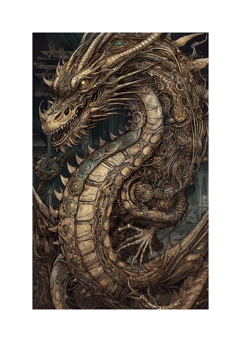 Mythical Japanese Dragon: Enchanting Creature Art