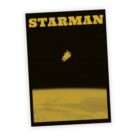 Starman Yellow Nasa Art For Office Walls And Artwork For The Home
