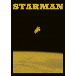 Starman Yellow Nasa Art For Office Walls And Artwork For The Home